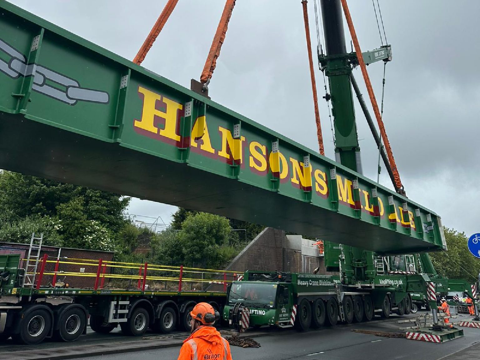 Building Bridges for Briton Fabricators | King Lifting