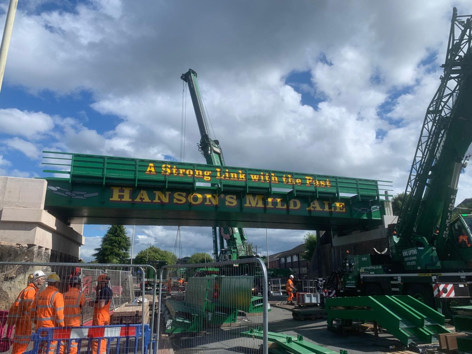 Building Bridges for Briton Fabricators | King Lifting
